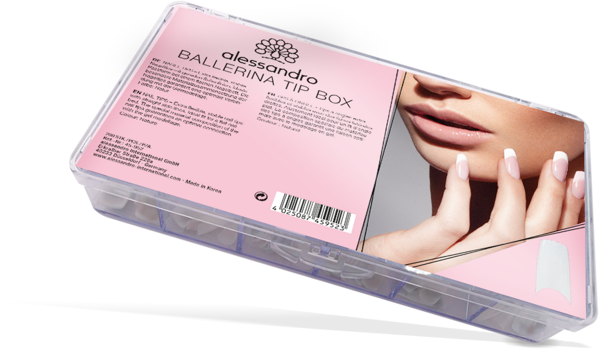 ملحقات أظافر باليرينا مقاس 1-10 200 قطعة – kadoonpro